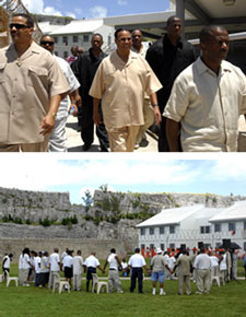 Farrakhan addresses Bermuda's street organizations and inmates