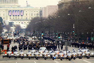 Inauguration parade route opened to public