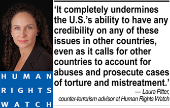 Rights groups denounce dropping of CIA torture cases