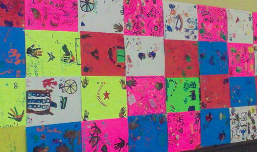 Unity mural displays school spirit, pride