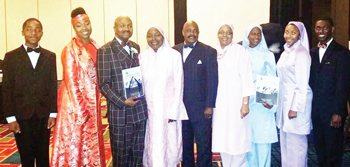 Abdul Sharrieff Muhammad receives the Religion Award