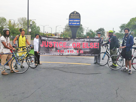 Cyclists for peace ride nearly 800 miles to stand for justice