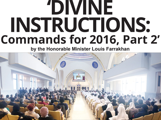 'Divine Instructions: Commands For 2016, Part 2'