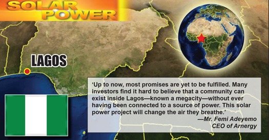 Solar power fuels hope on neglected Lagos island