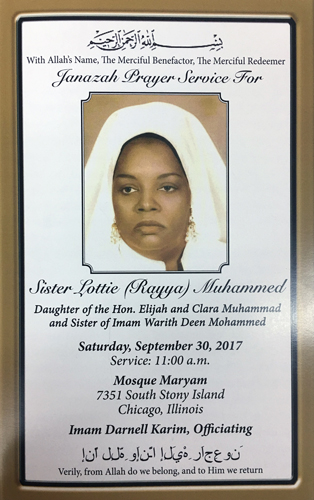 Remembering the life of a Muslim and matriarch