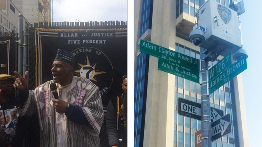 Five Percenters unveil Allah and Justice Square in Harlem