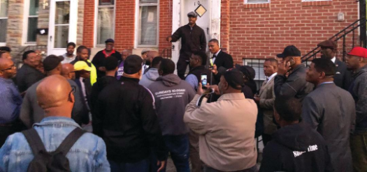 Black men unite in Baltimore